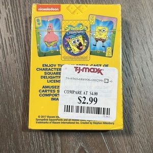 Nickelodeon | Games | Spongebob Squarepants Playing Cards | Poshmark